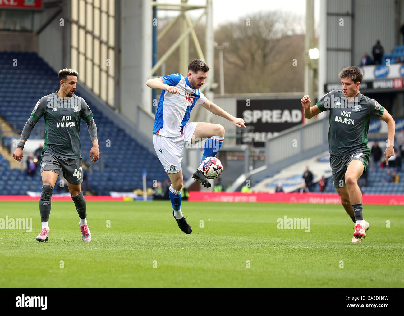 Blackburn Rovers' Joseph Rankin-Costello and Cardiff City's Callum ...