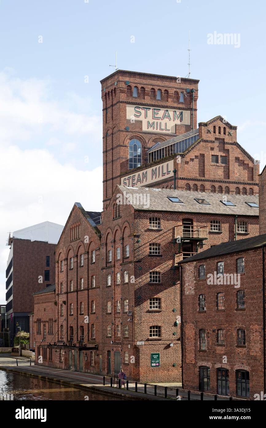 The Steam Mill by the Shropshire Union Canal Chester, Cheshire. The ...