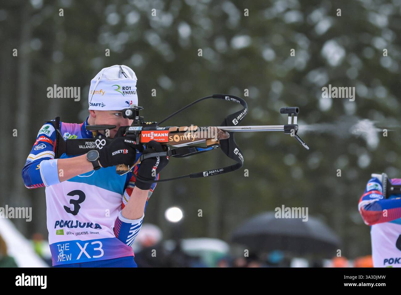 Slovenia, Slovenia. 15th Mar, 2025. Perrot Enric FRA during IBU World ...