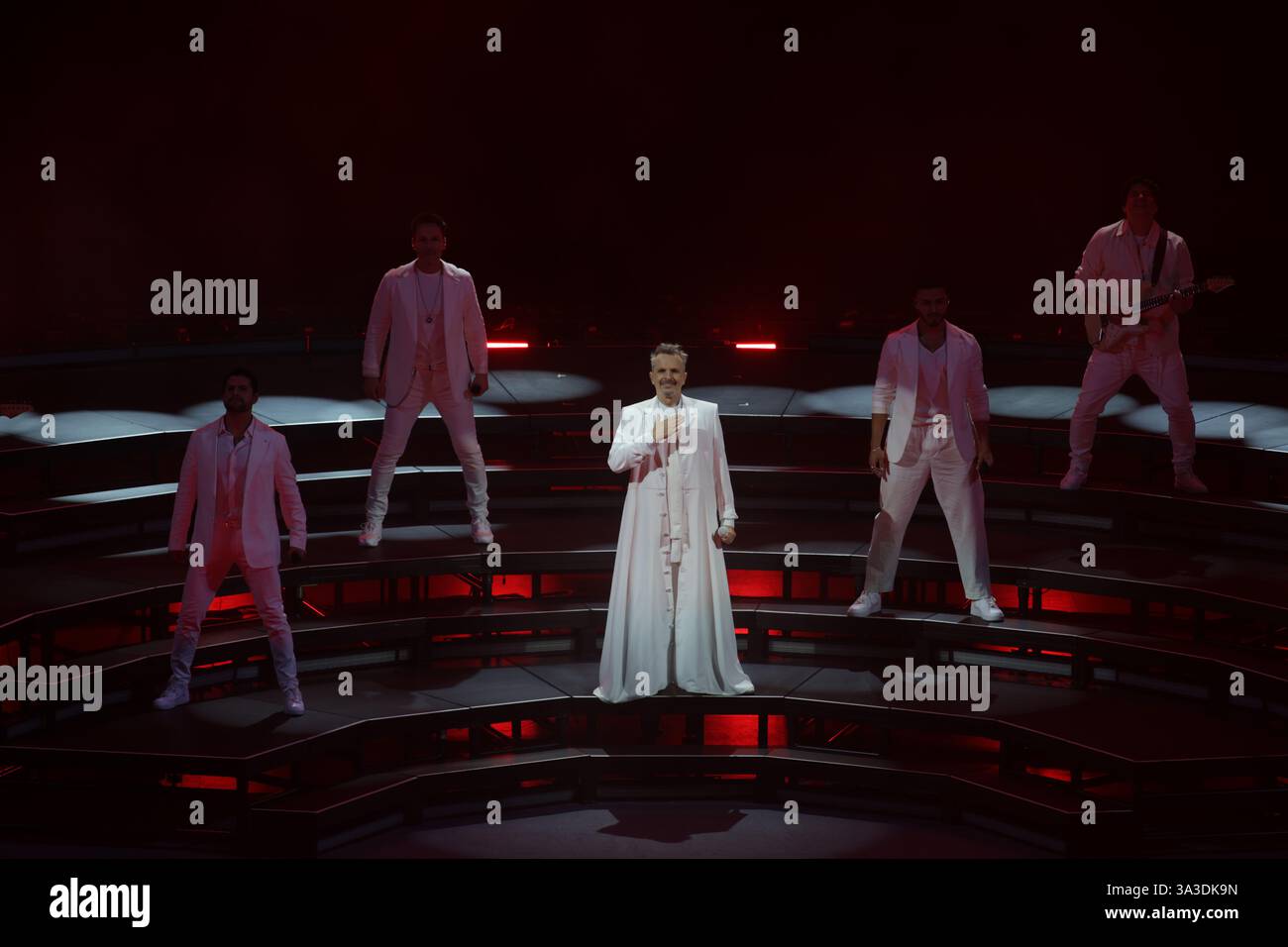 Mexico City, Mexico. 14th Mar, 2025. Spanish singer Miguel Bose ...