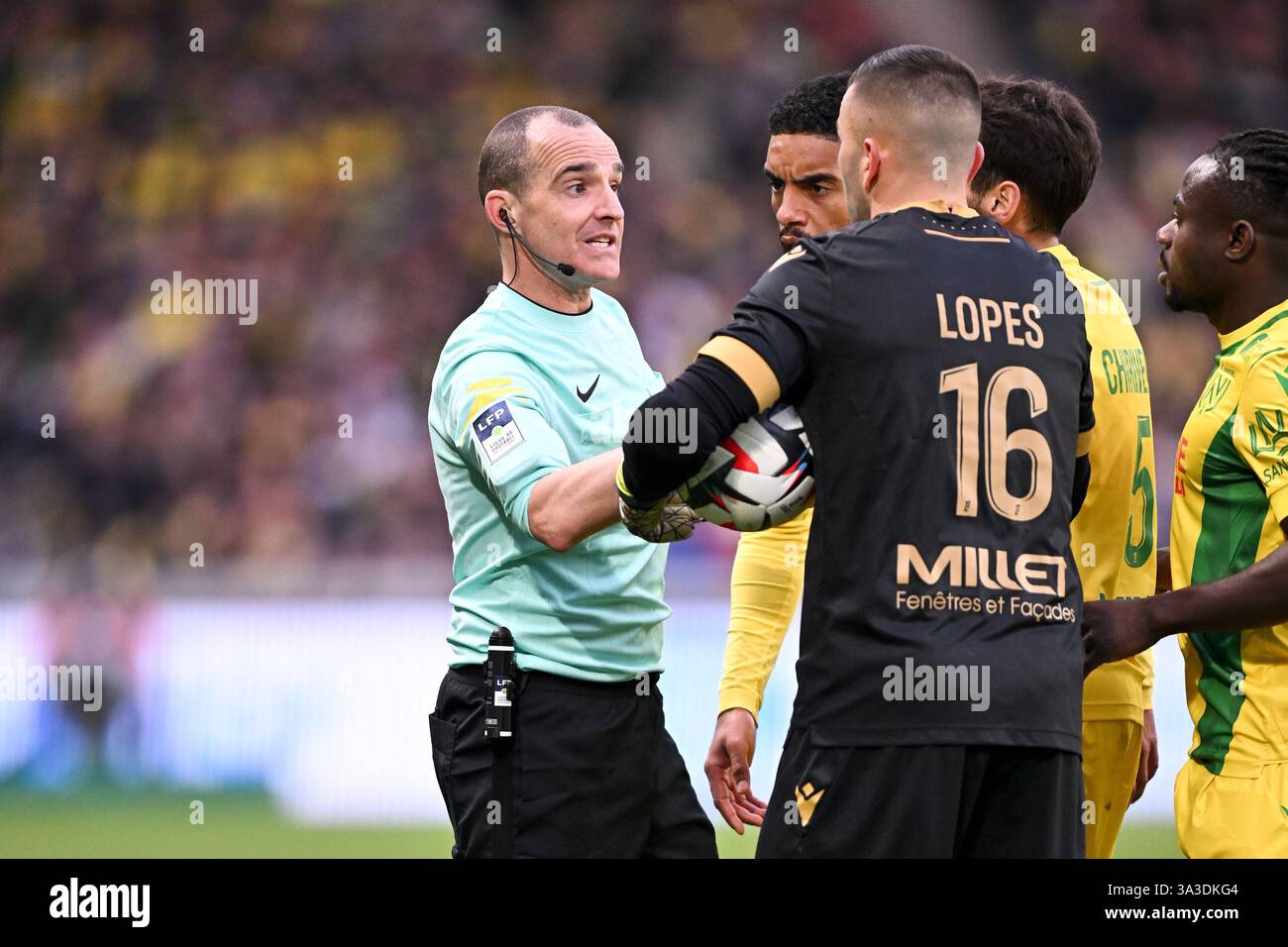 Benoit MILLOT (ARBITRE) during the Ligue 1 McDonald's match between ...
