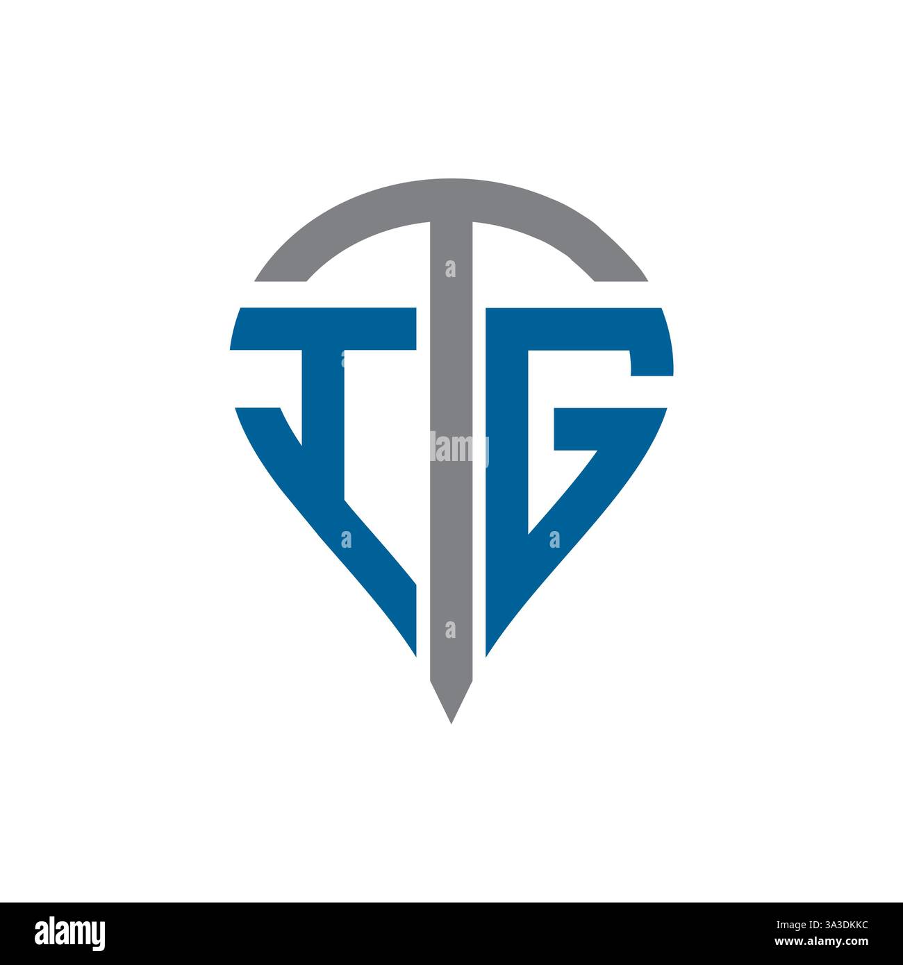 Itg monogram Stock Vector Images - Alamy