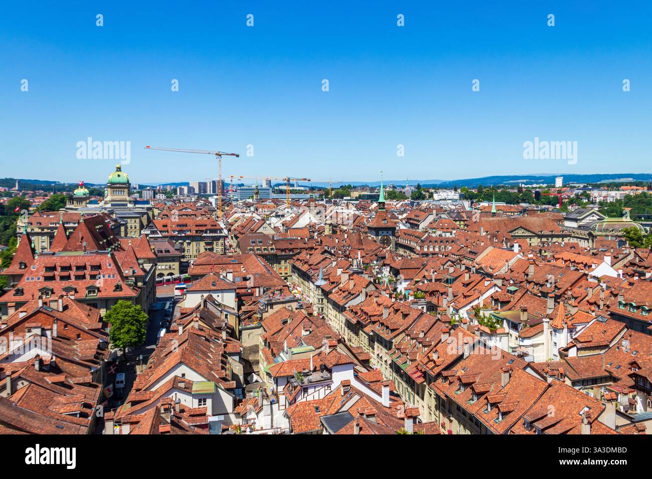 Aerial view of the old town of Bern, Switzerland Stock Photo - Alamy