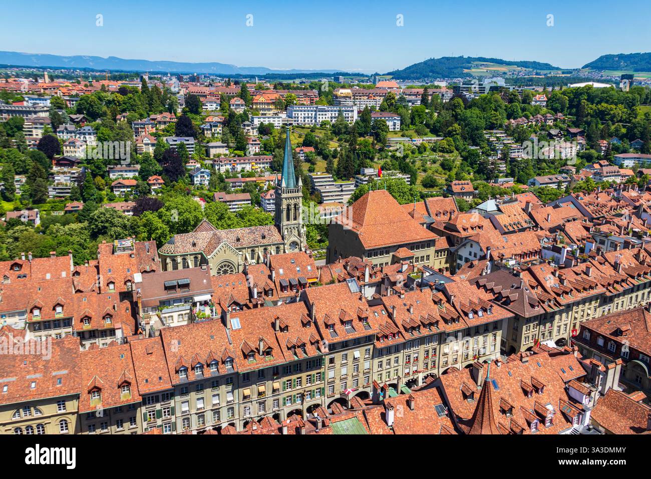 Aerial view of the old town of Bern, Switzerland Stock Photo - Alamy