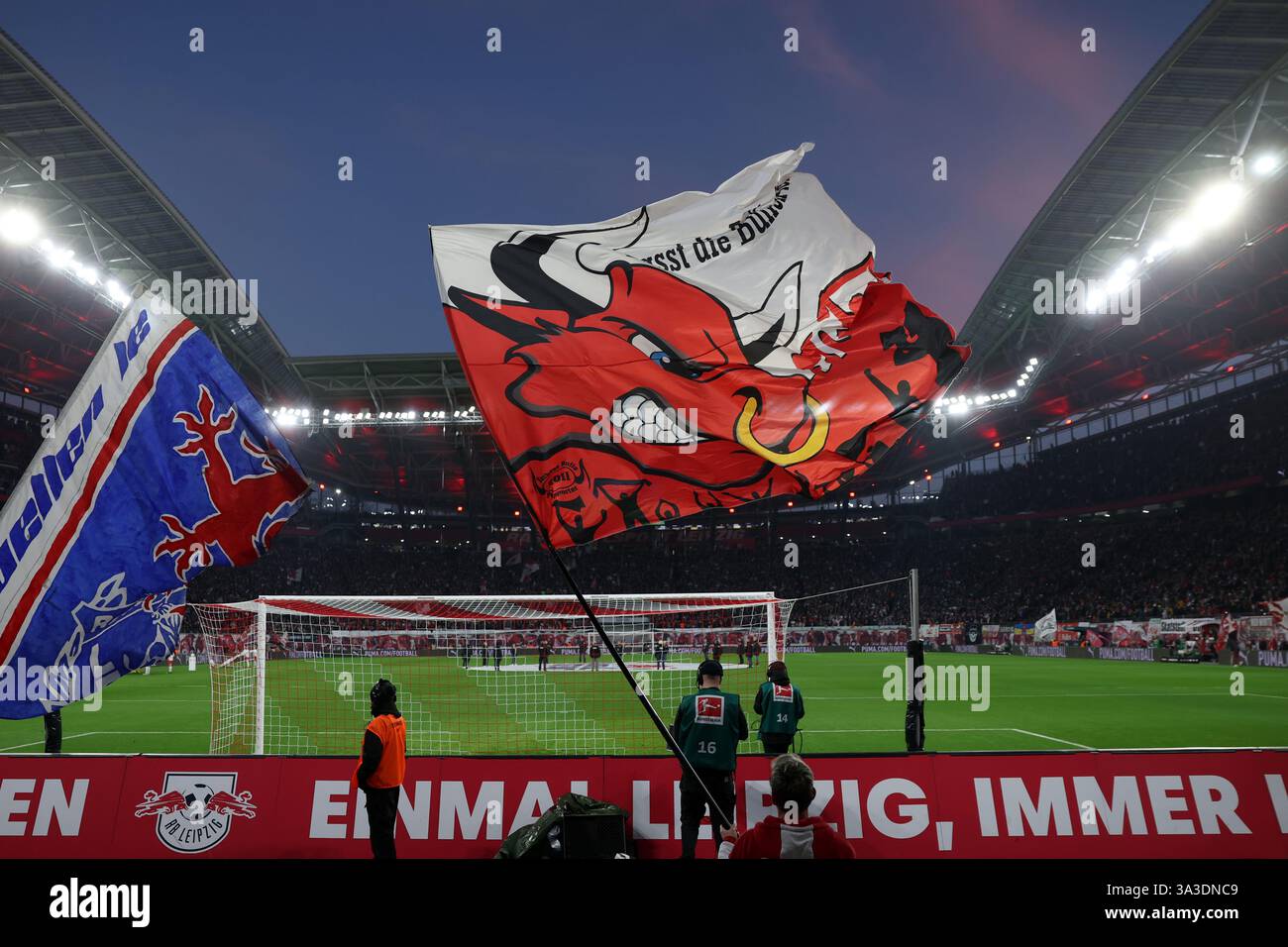 Leipzig, Germany. 15th Mar, 2025. Soccer, Bundesliga, RB Leipzig ...