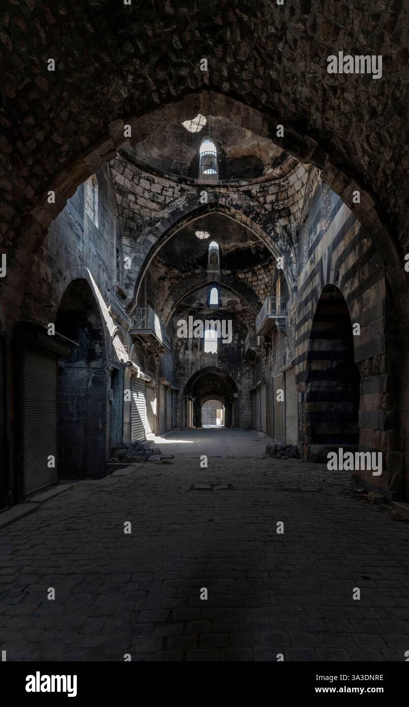 Aleppo (Syria), January 17, 2025. Report from the city of Aleppo. The ...