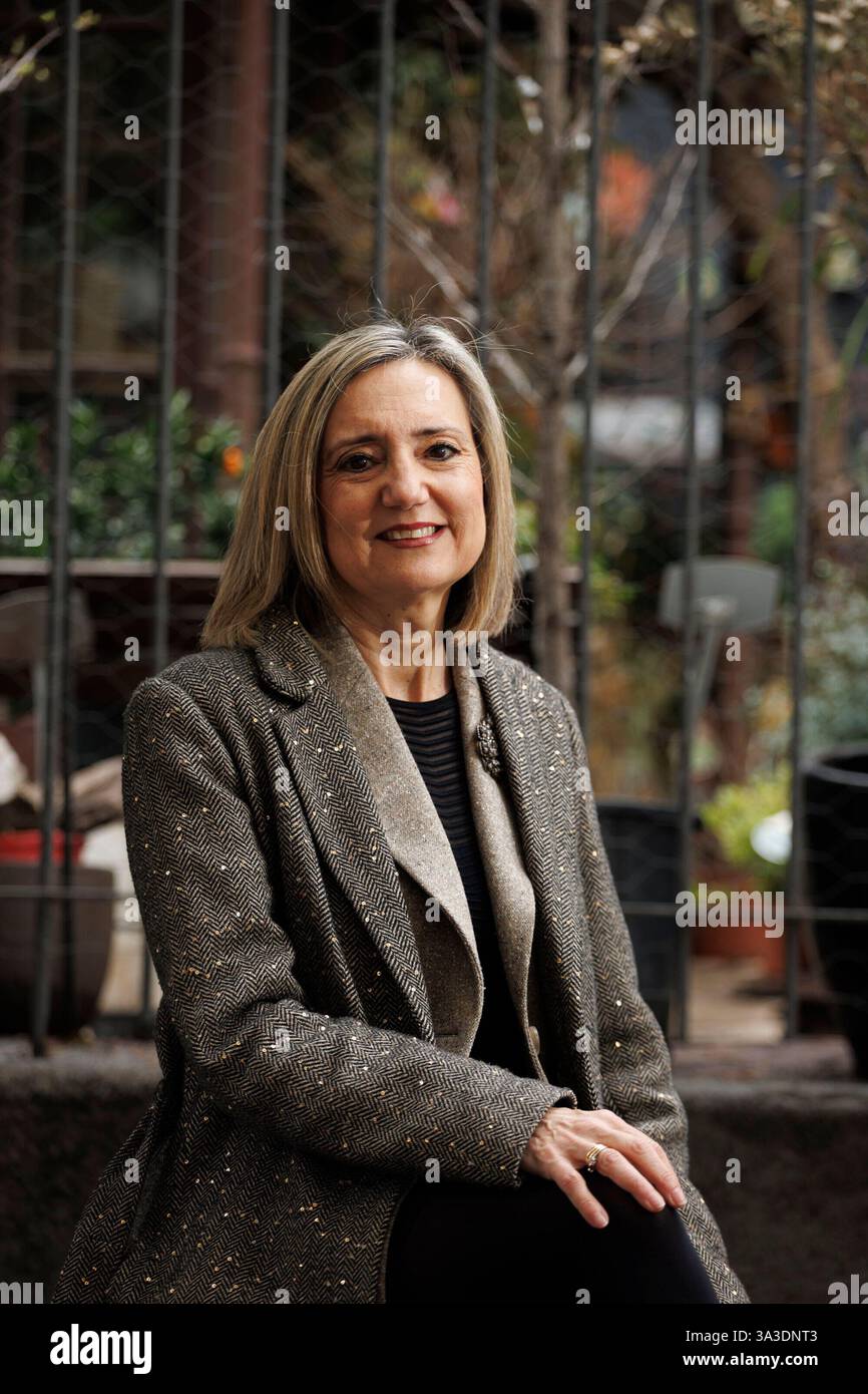 Madrid, 03/04/2025. Interview with Cristina Ibarrola, president of Upn ...