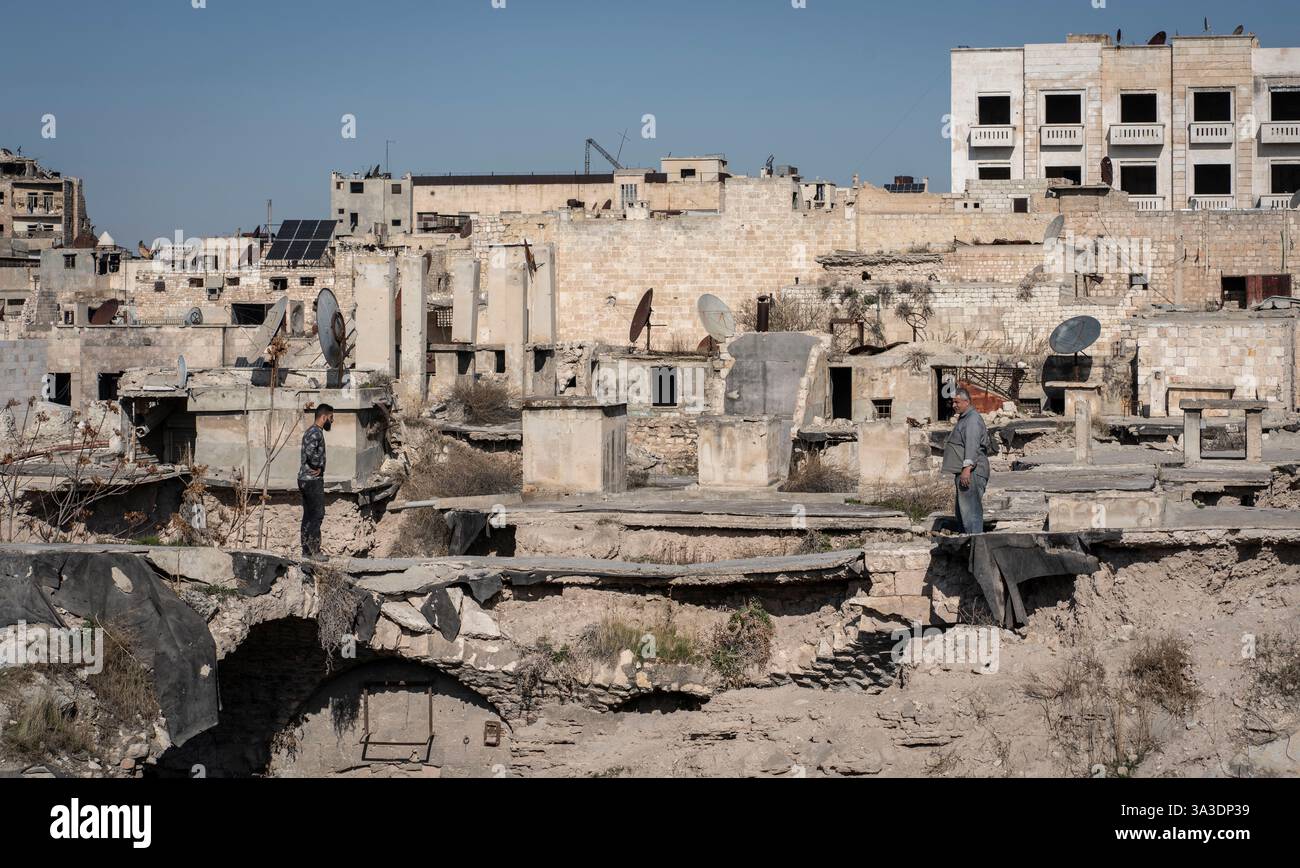 Aleppo (Syria), January 17, 2025. Report from the city of Aleppo. The ...