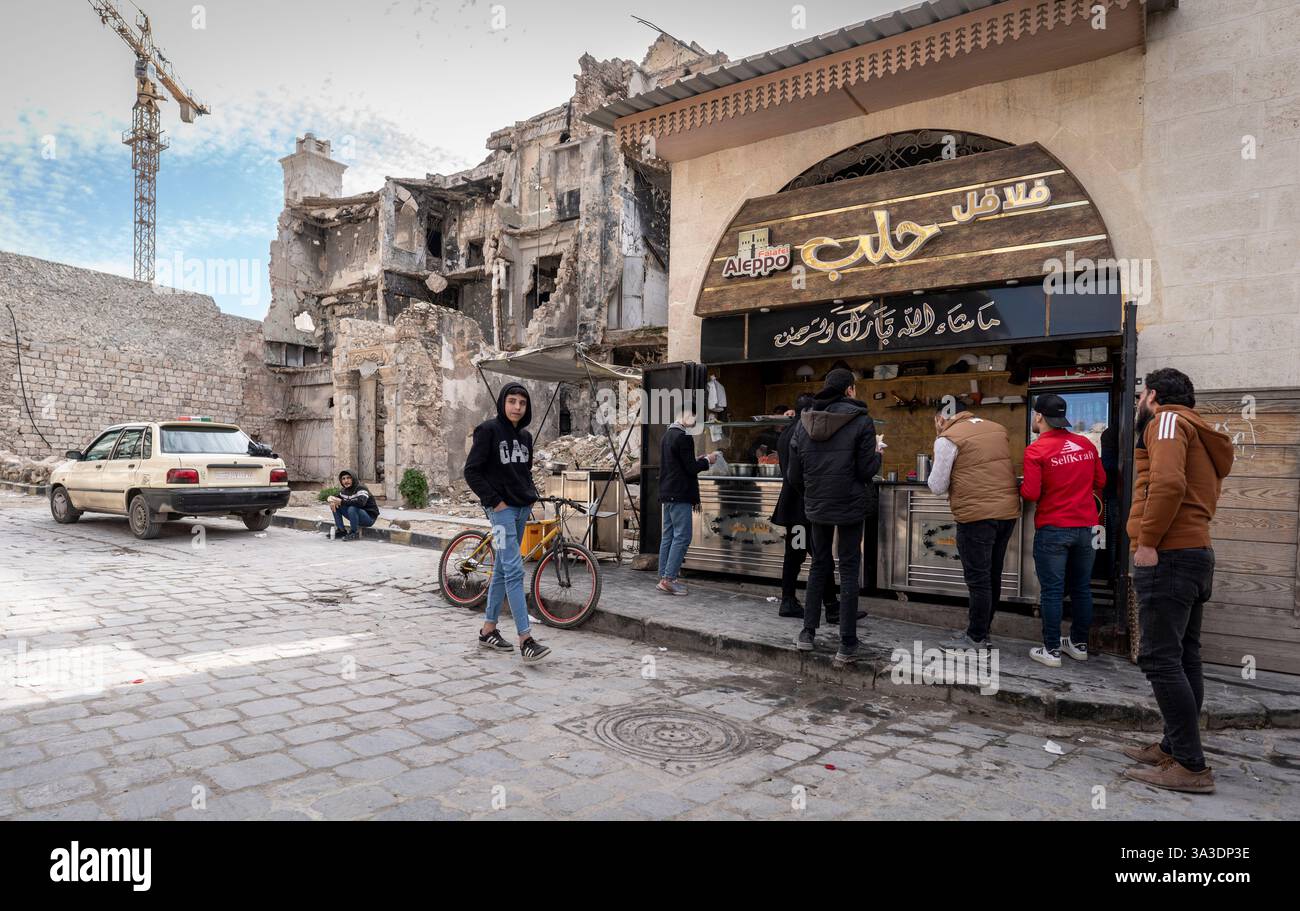 Aleppo (Syria), January 17, 2025. Report from the city of Aleppo. The ...