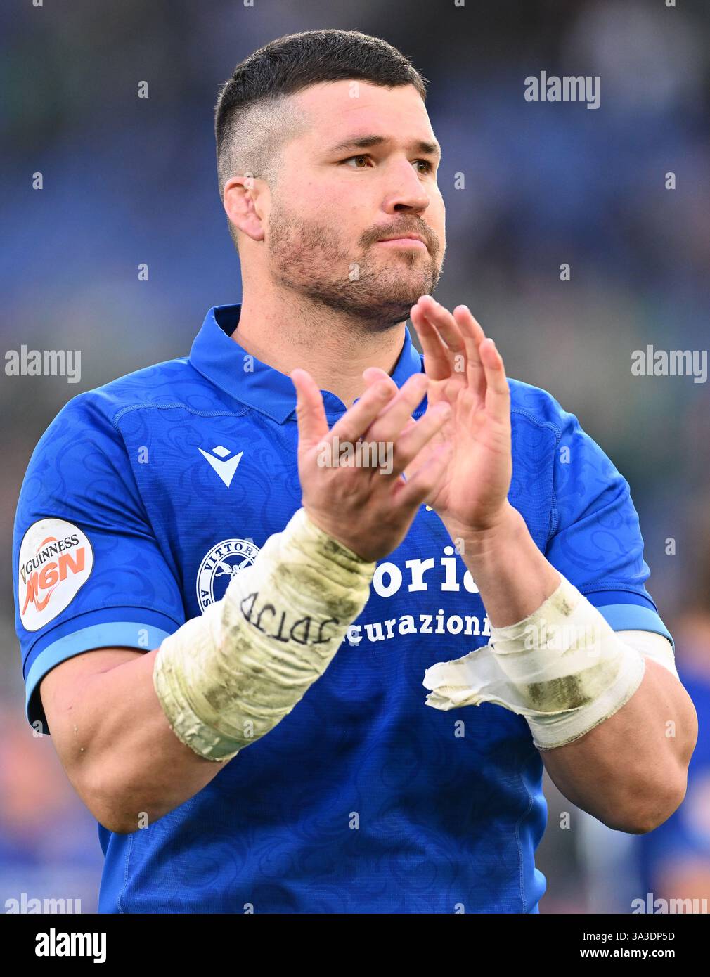 Italy's Sebastian Negri during the Guinness Men's Six Nations match at ...