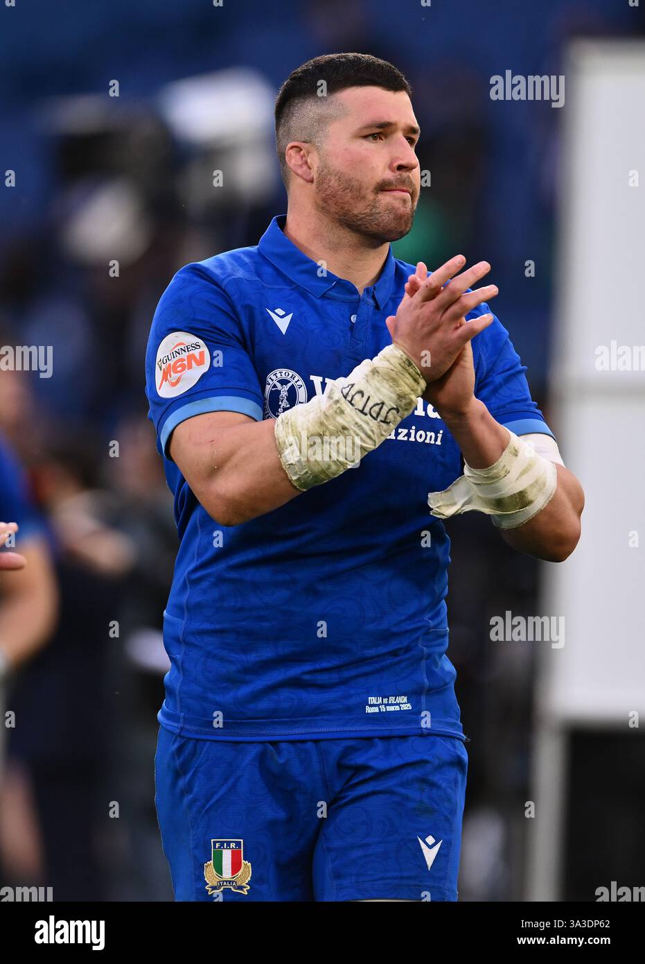 Italy's Sebastian Negri during the Guinness Men's Six Nations match at ...