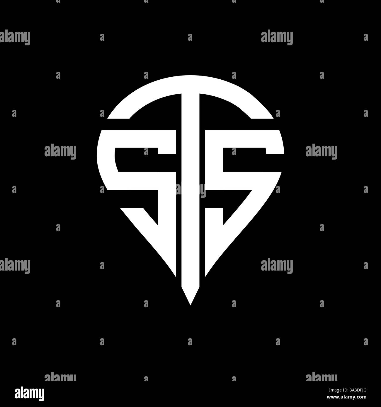 Sts tech logo Black and White Stock Photos & Images - Alamy