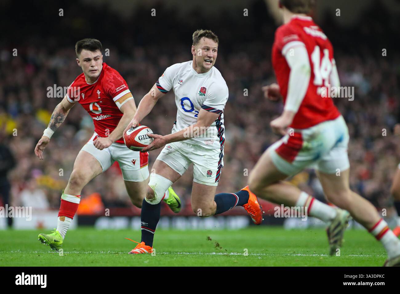 Fraser Dingwall of England during the 2025 Guinness 6 Nations match ...