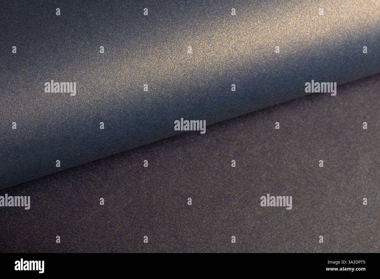 Elegant blue paper texture with a golden pearlescent shimmer and glossy ...