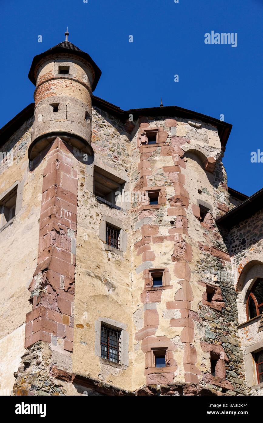Old Castle, fortified parish church now a mining museum, Banska ...