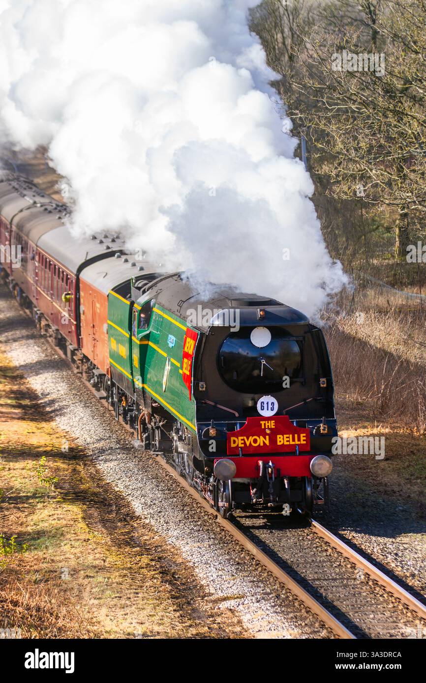 East Lancashire Railway. Ramsbottom UK 2025 March, 14: 34081 '92 ...