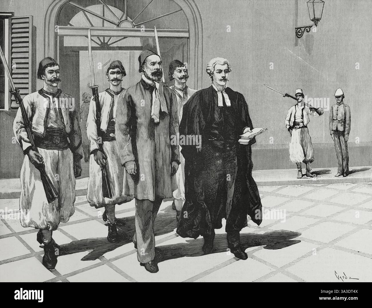 Ahmed Urabi (1841-1911). Nationalist officer in the Egyptian Army. He ...