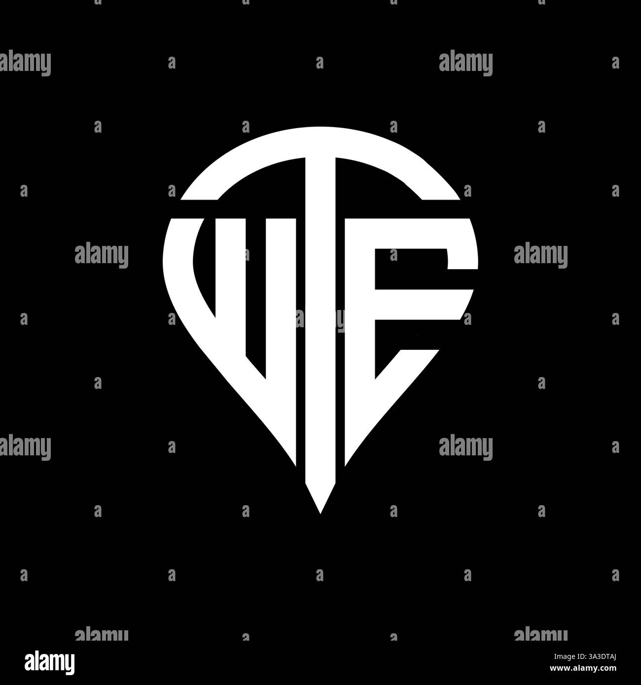 Wte monogram hi-res stock photography and images - Alamy
