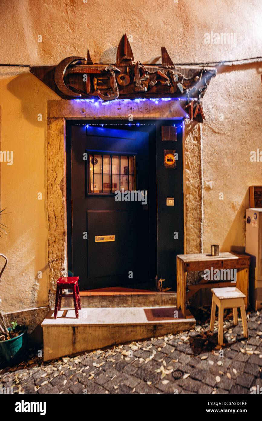 Lisbon, Portugal - January 2, 2025: The legendary Tejo Bar in the ...