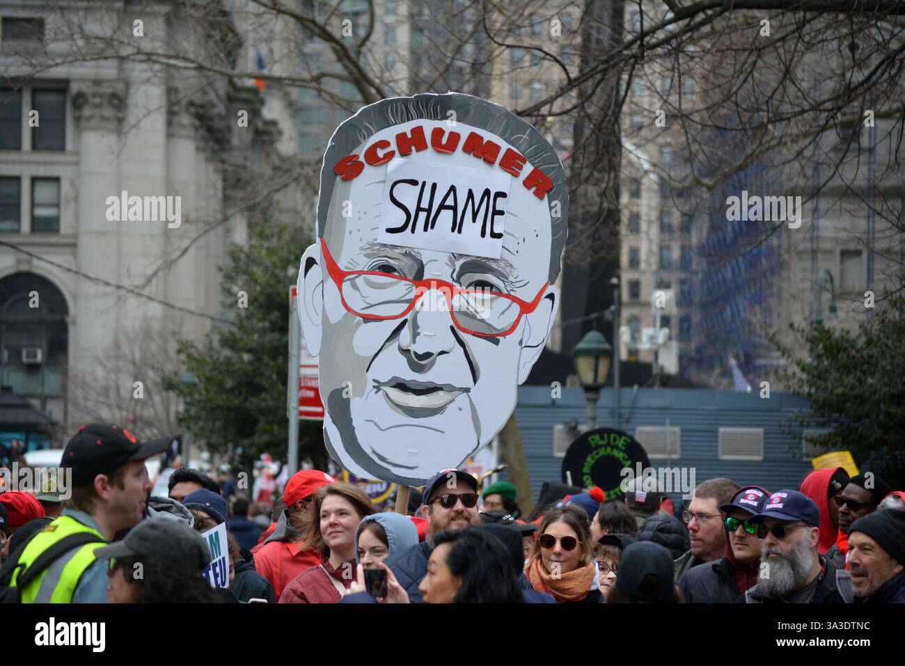 Stop the Cuts rally against DOGE cuts to federal funding in Lower ...