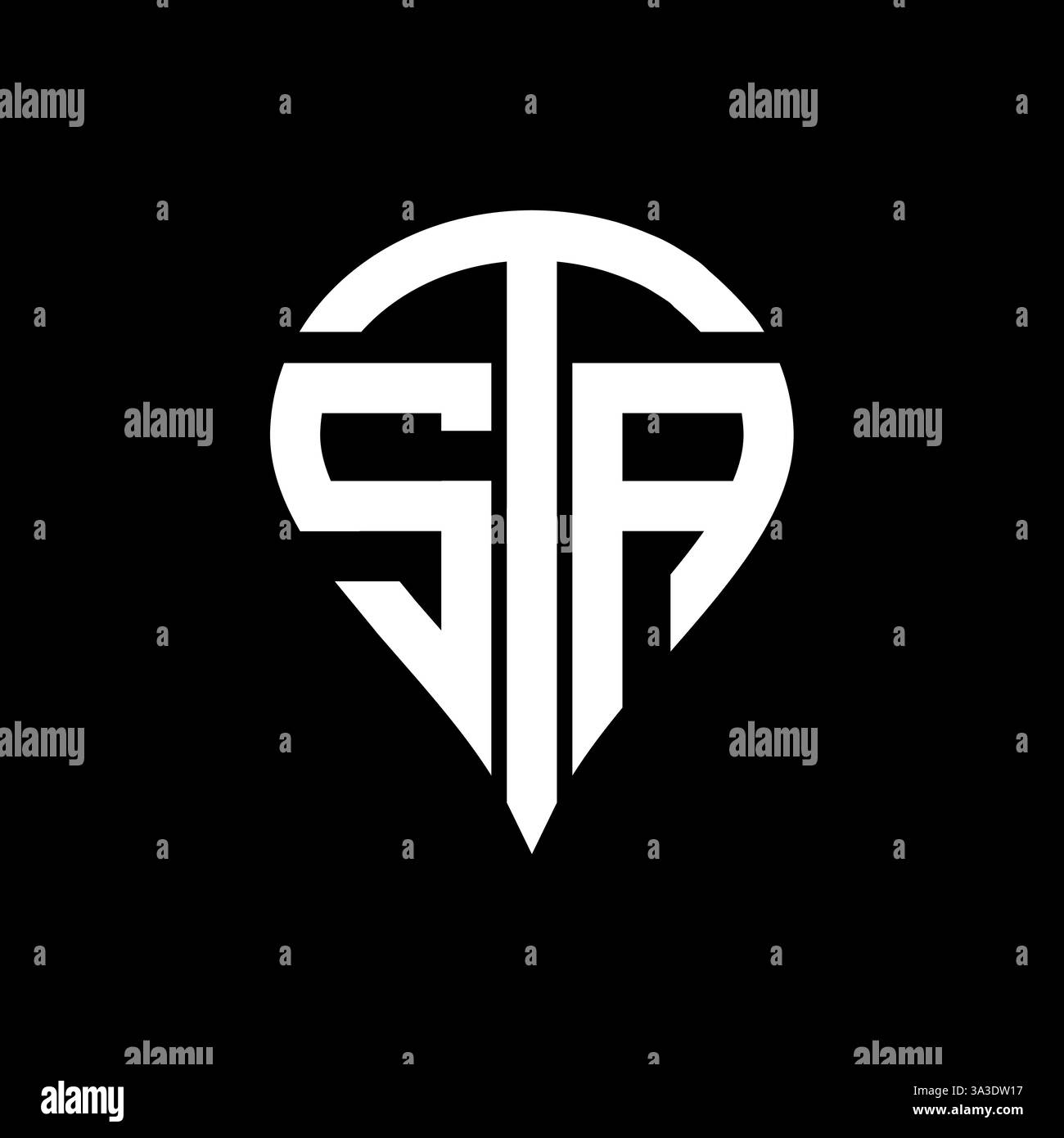 STA Unique modern flat abstract geometric initials vector letter logo design. STA monogram logo ...