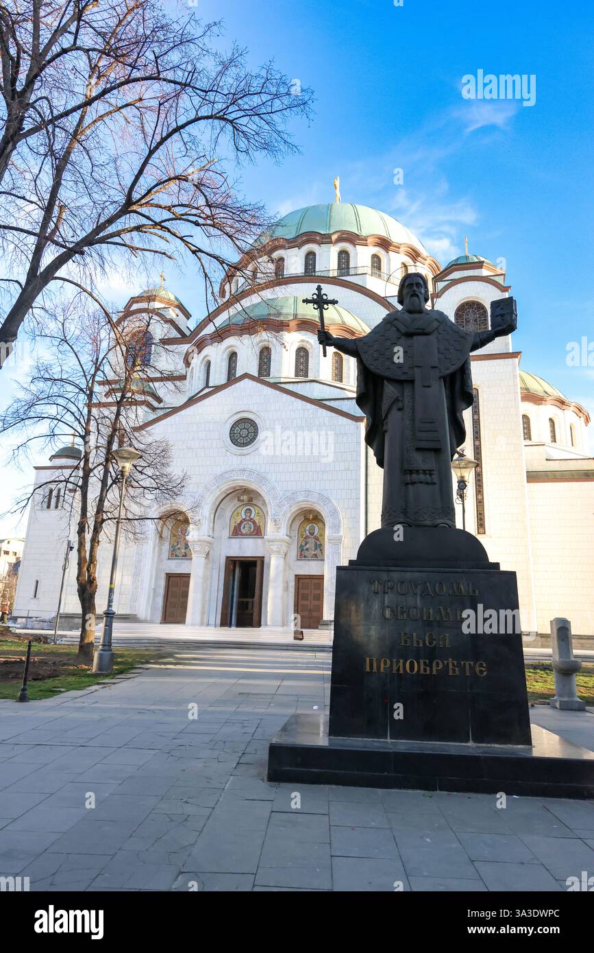 The Church of Saint Sava in Belgrade, Serbia, one of the largest ...