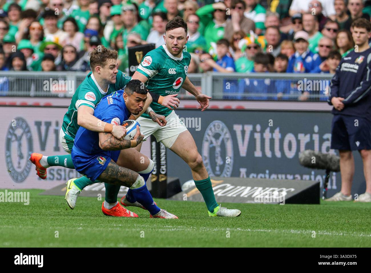 Rome, Italy. 15th March 2025; Stadio Olimpico, Rome, Italy: Six Nations ...
