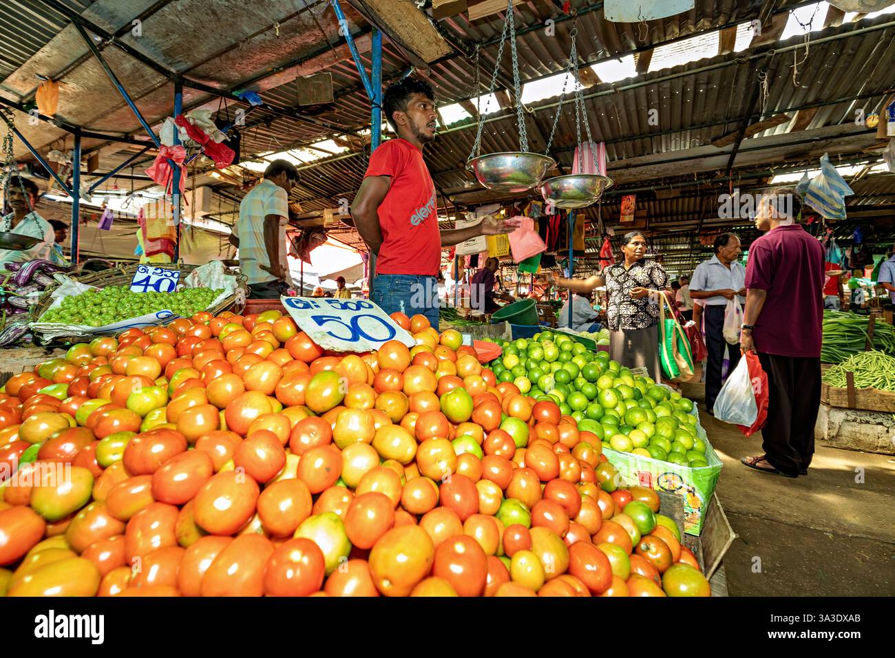 The old market hall of Kandy in Sri Lanka Stock Photo - Alamy