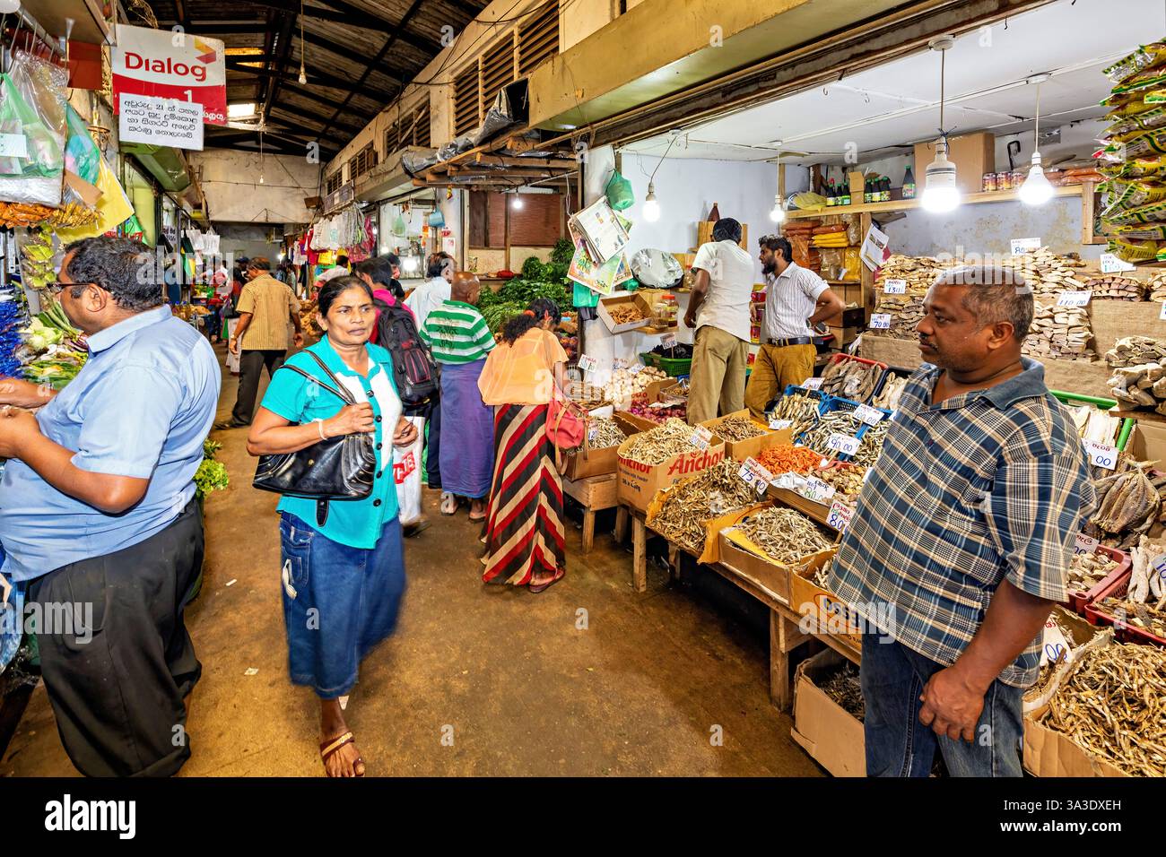 The old market hall of Kandy in Sri Lanka Stock Photo - Alamy