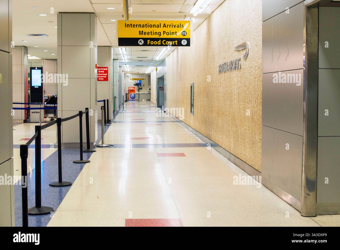 Arrivals Arrivals at Terminal 4 of JFK Airport, Queens. New York City ...