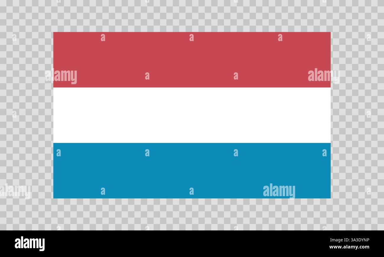 Flag of Luxembourg. Luxembourgish national symbol in official colors ...