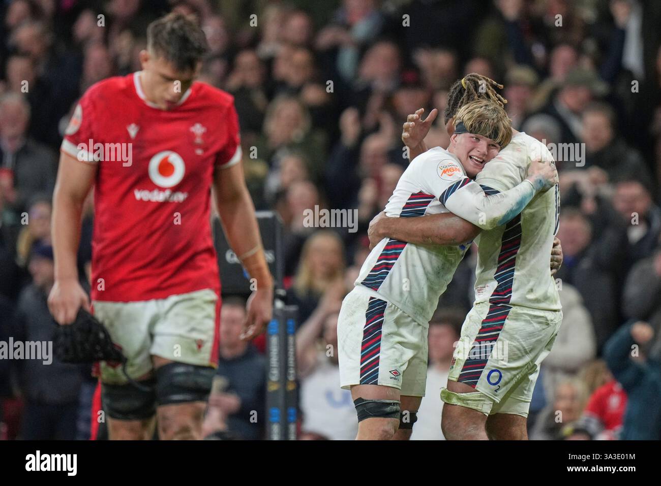 England's Chandler Cunningham-South, right, and England's Henry Pollock ...