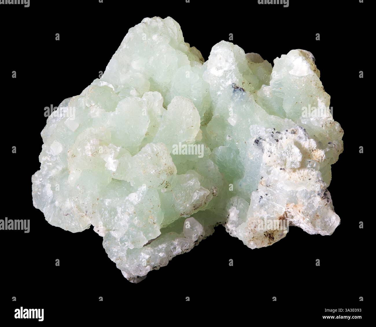 Prehnite rock specimen Stock Photo - Alamy