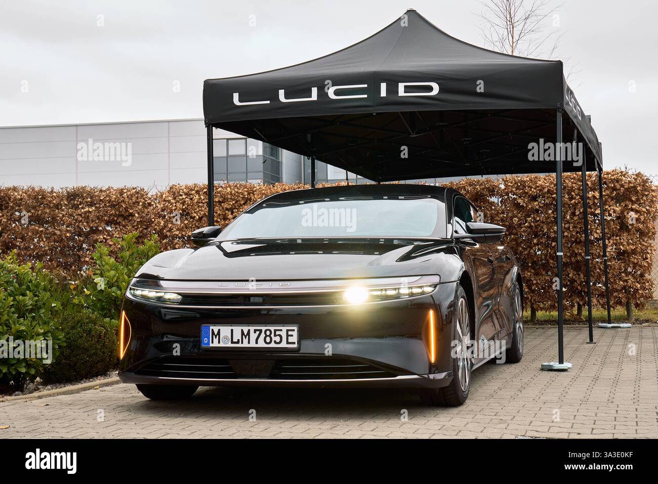 Neusäß, Bavaria, Germany - March 15, 2025: Open day with test drive at ...