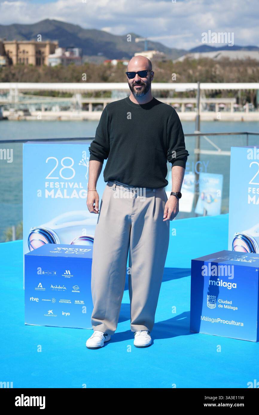 Malaga, Spain. 15th Mar, 2025. Albert PintO at photocall film “Tierra ...