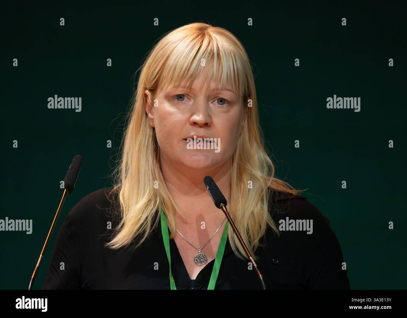 Potsdam, Germany. 15th Mar, 2025. Judith Paeper, candidate for the ...