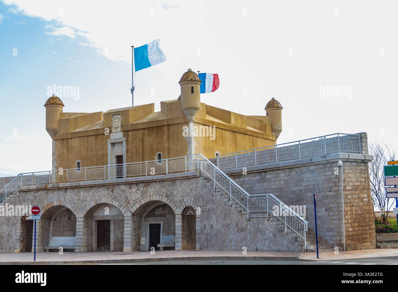 Bastion in menton french hi-res stock photography and images - Alamy