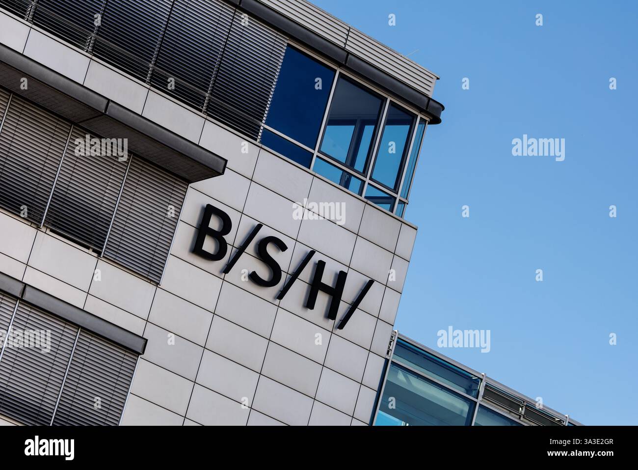 Munich, Germany. 09th Mar, 2025. The BSH Hausgeräte GmbH lettering and ...