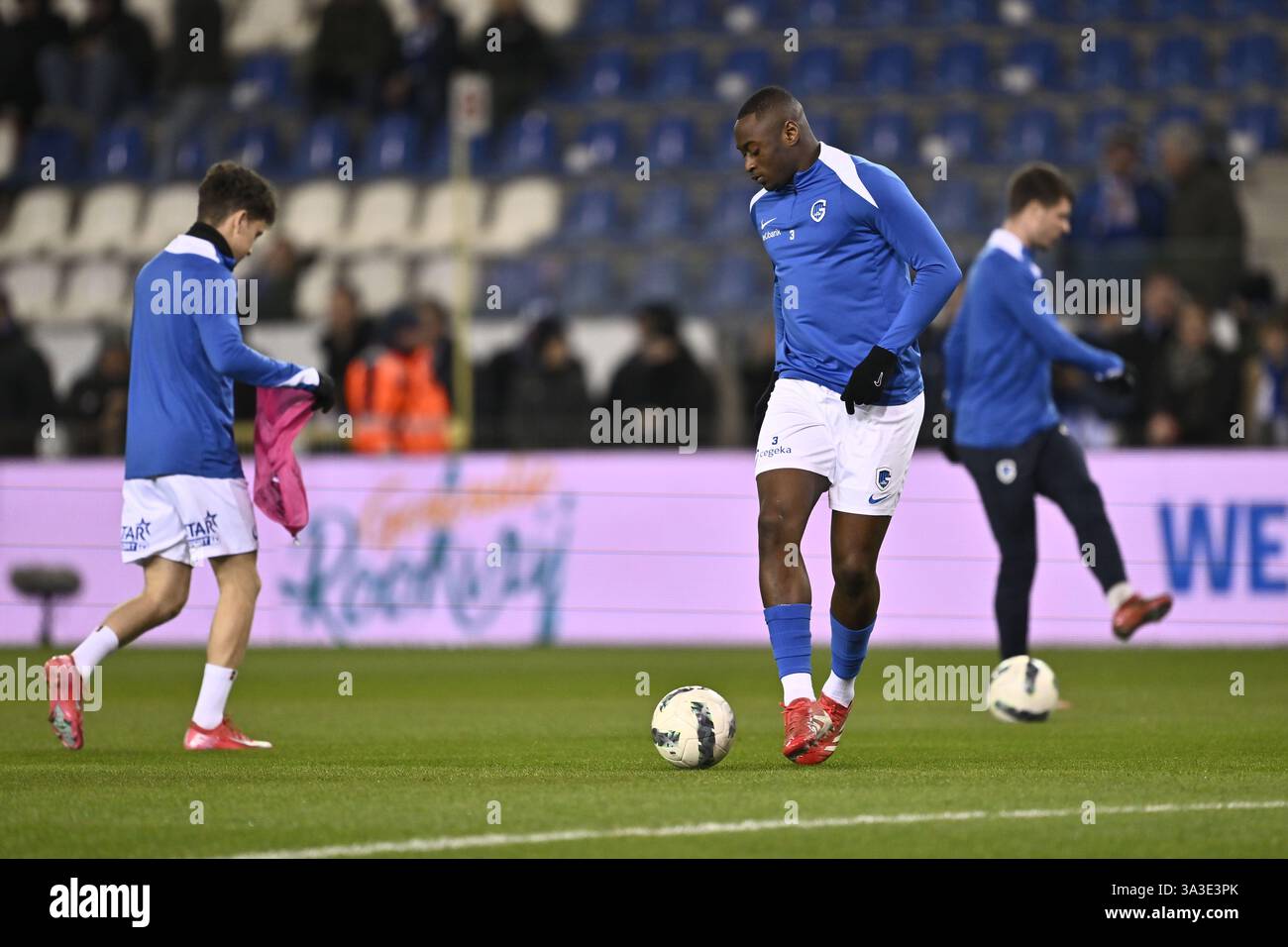 Genk's Mujaid Sadick pictured during a soccer match between KRC Genk ...