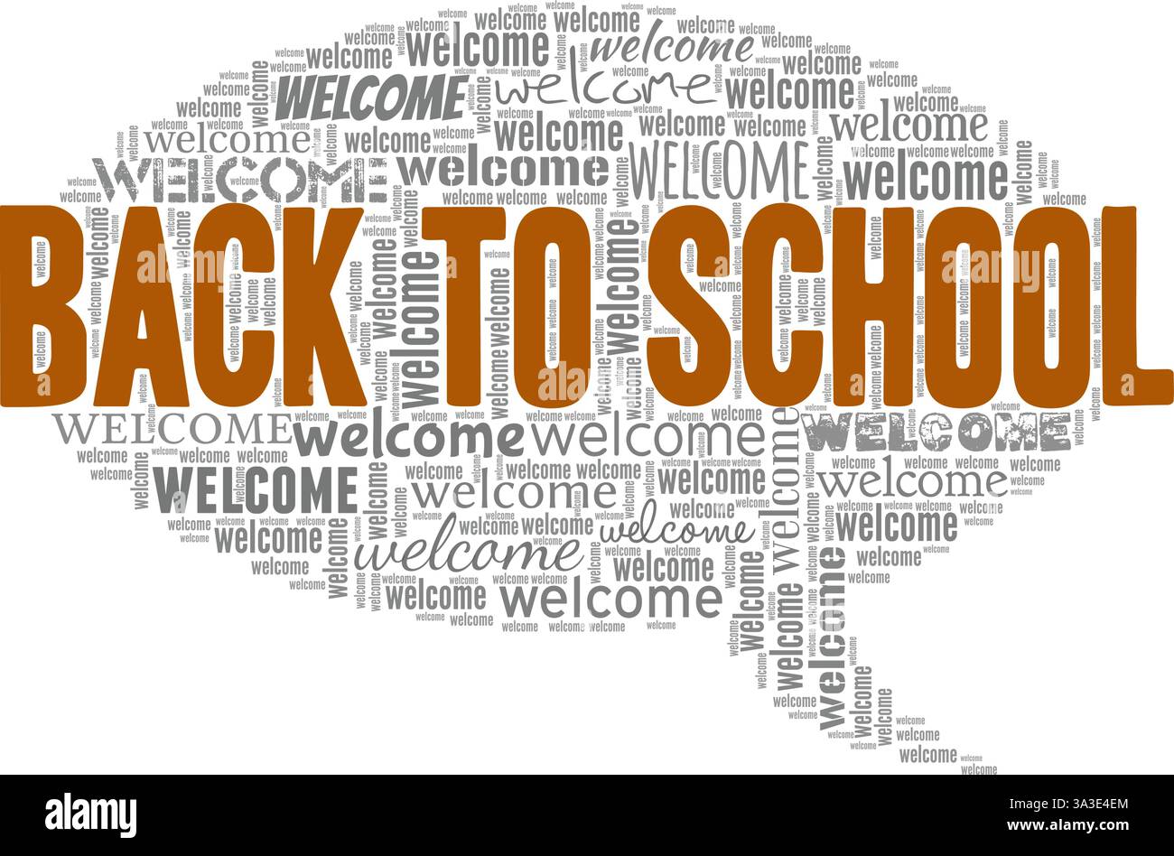 Back to School vector illustration word cloud isolated on white ...