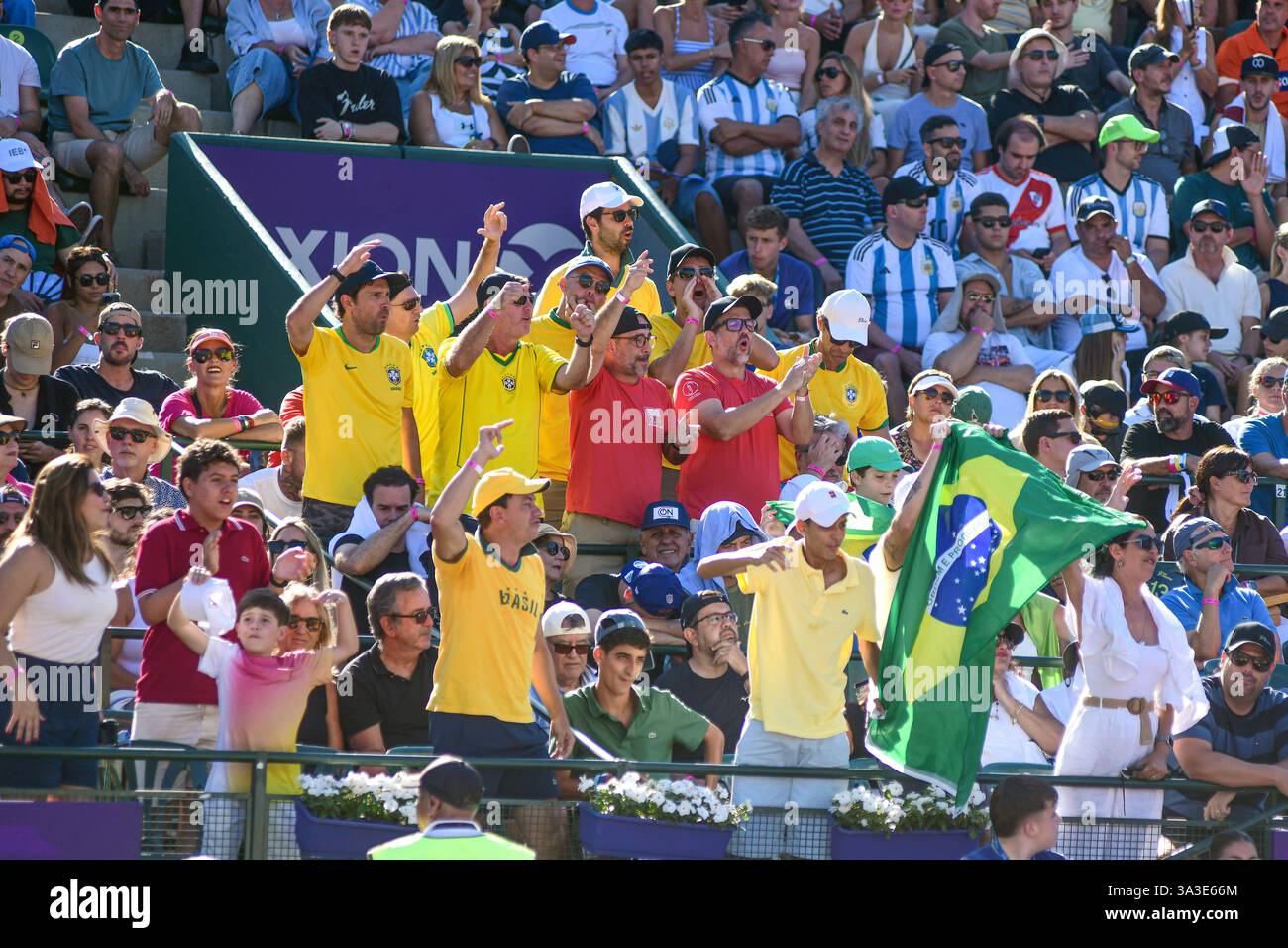 Brazilian tennis fans. Argentina Open 2025 Stock Photo - Alamy