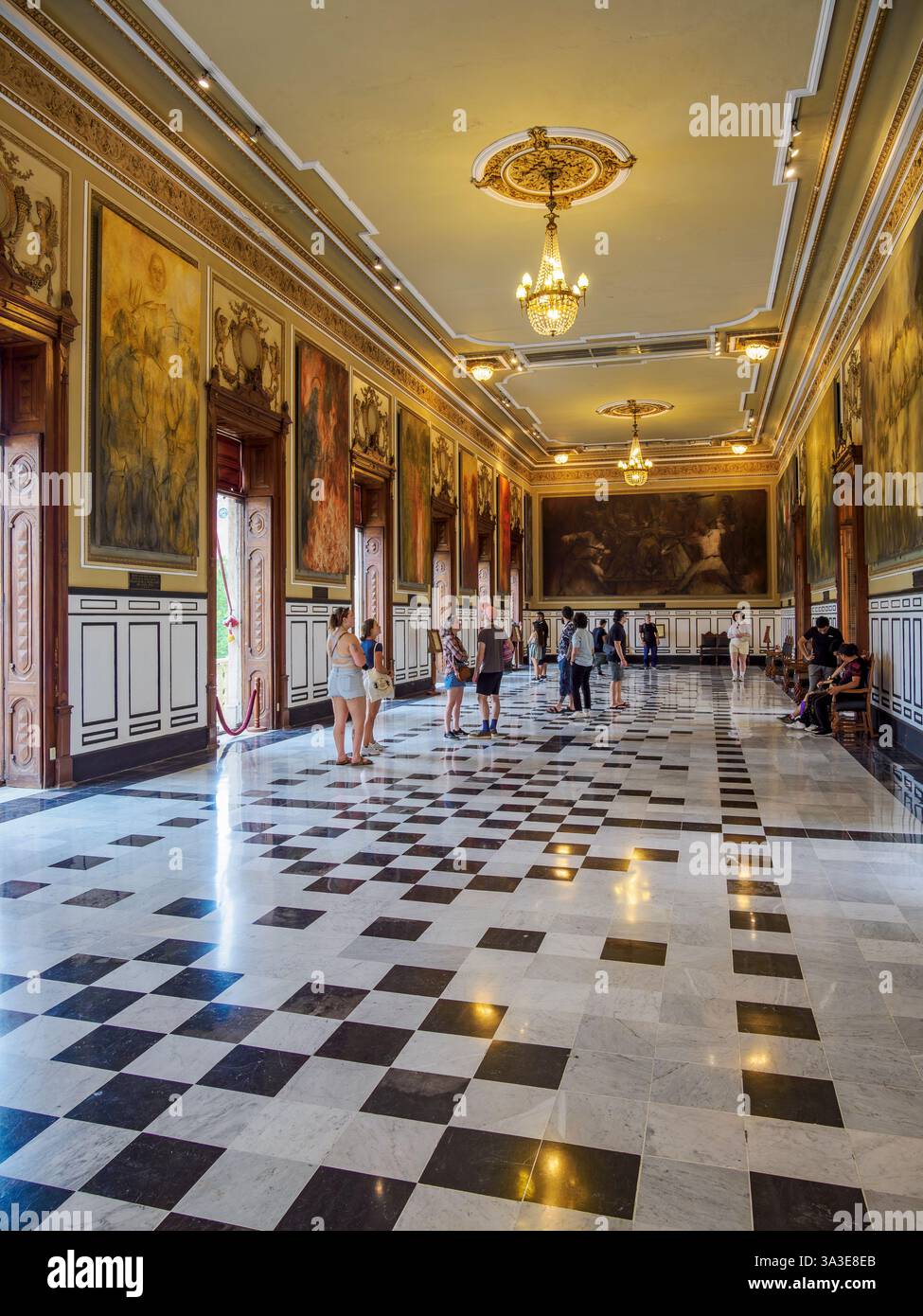 Government Palace of the State of Yucatan, interior, Plaza Grande ...