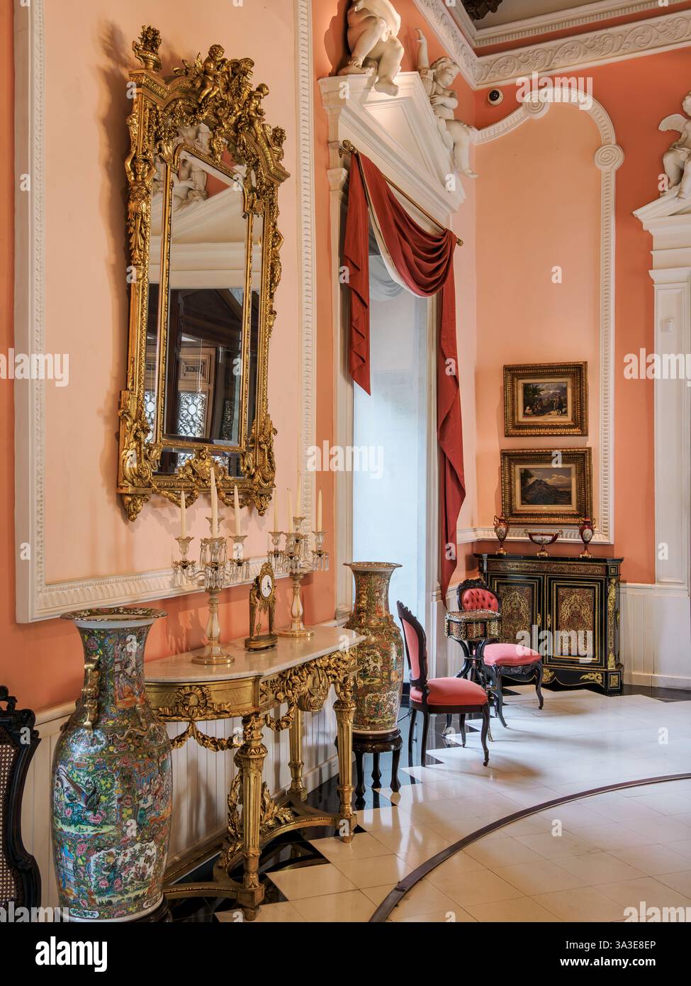 Montejo House Museum, interior, Plaza Grande, Merida, Yucatan State ...