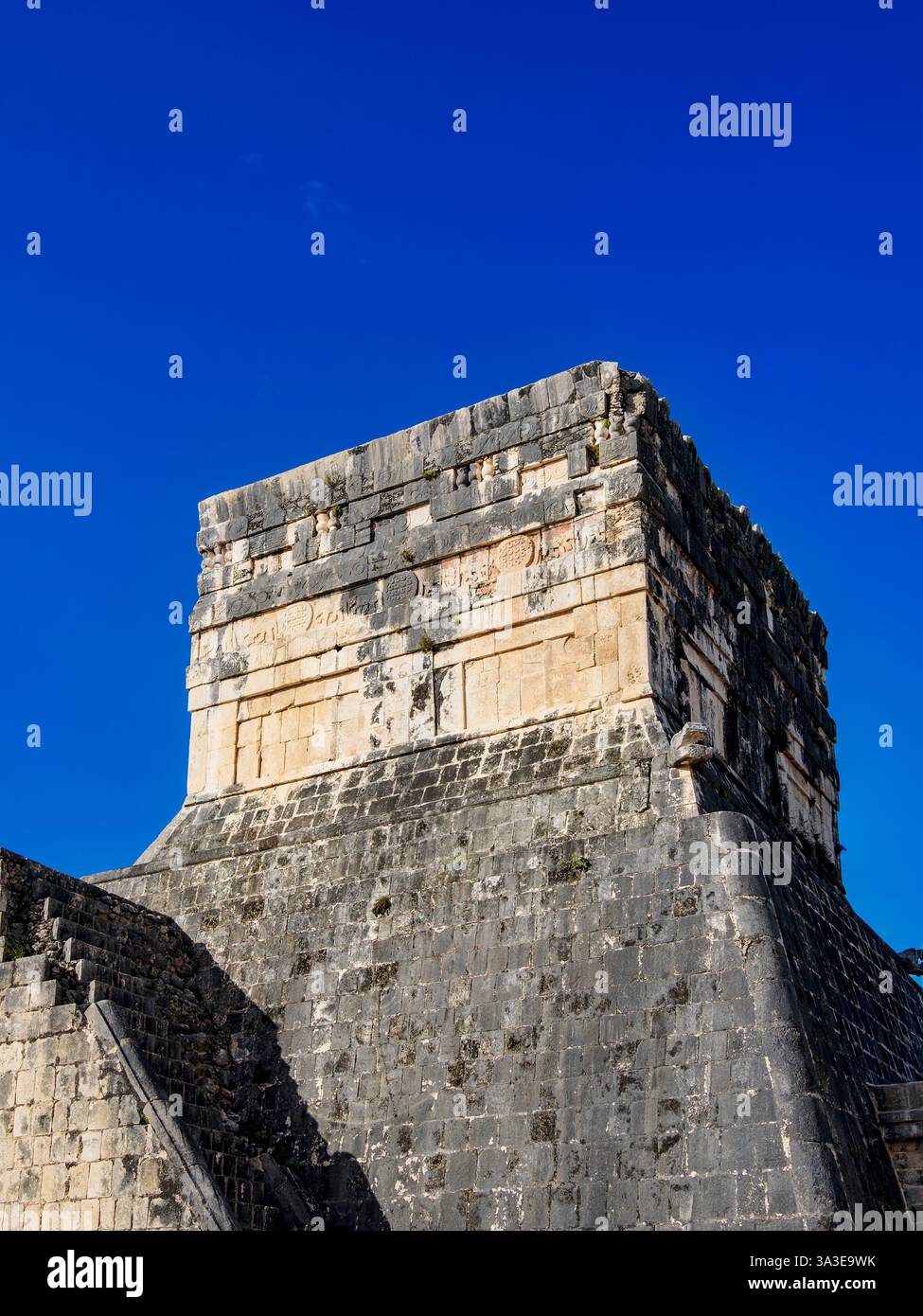 Temple of the Jaguars, Chichen Itza, Yucatan State, Mexico Stock Photo ...