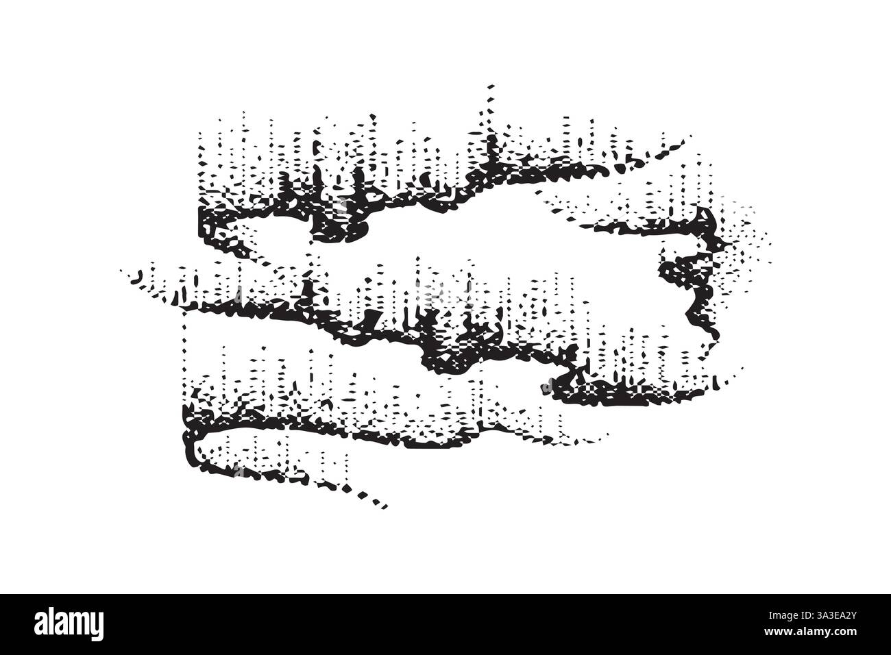 Curly line by wax crayon, hand drawn grunge background. Vector ...