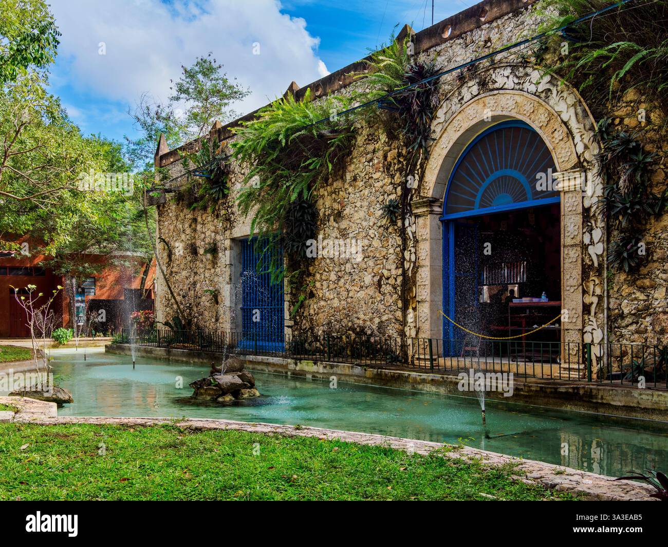 Selva Maya Restaurant, Valladolid, Yucatan State, Mexico Stock Photo ...