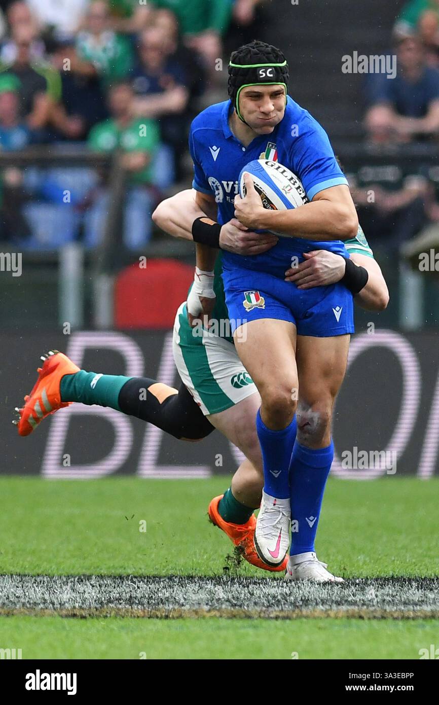 Rome, Italy. 15th Mar, 2025. Juan Ignacio Brex of Italy seen in action ...