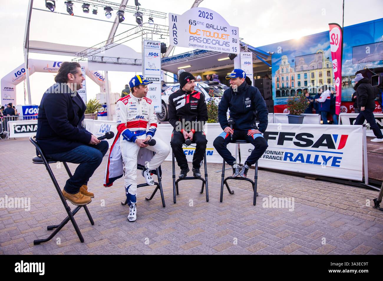 Le Touquet, France. 15th Mar, 2025. LEFEBVRE Stephane, MALFOY Andy ...