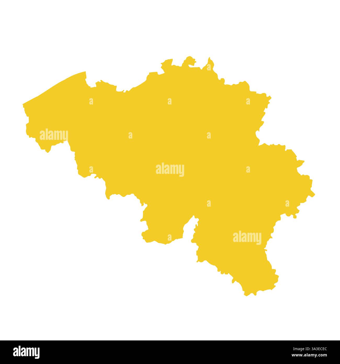 Map of Belgium, sign silhouette. World Map Globe. Vector Illustration ...