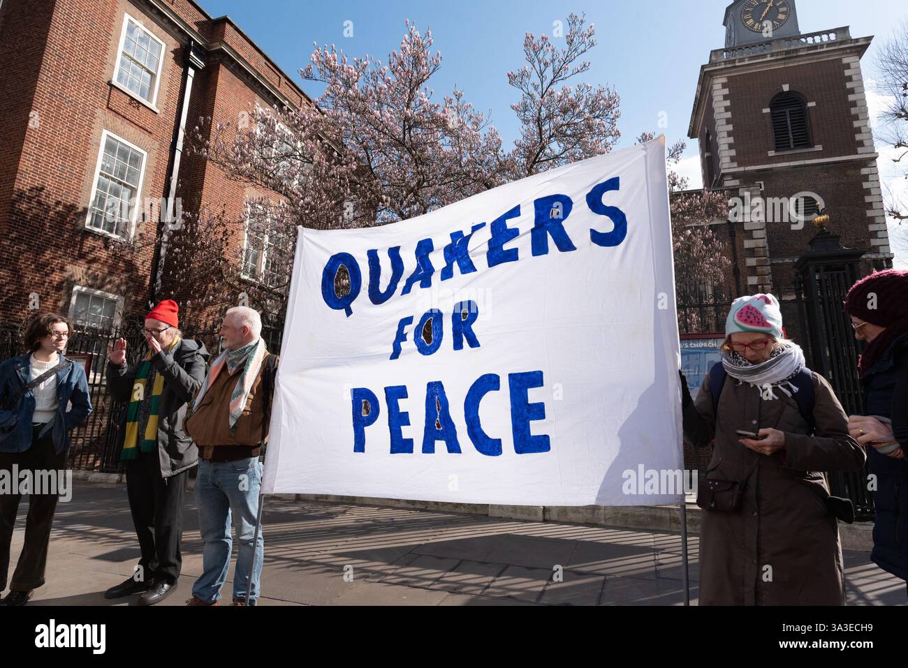 Quakers protest london hi-res stock photography and images - Alamy